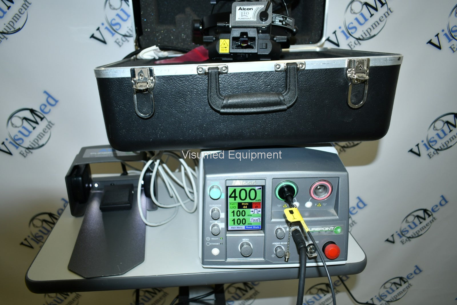 Alcon Purepoint Green laser with LIO 532nm with case
